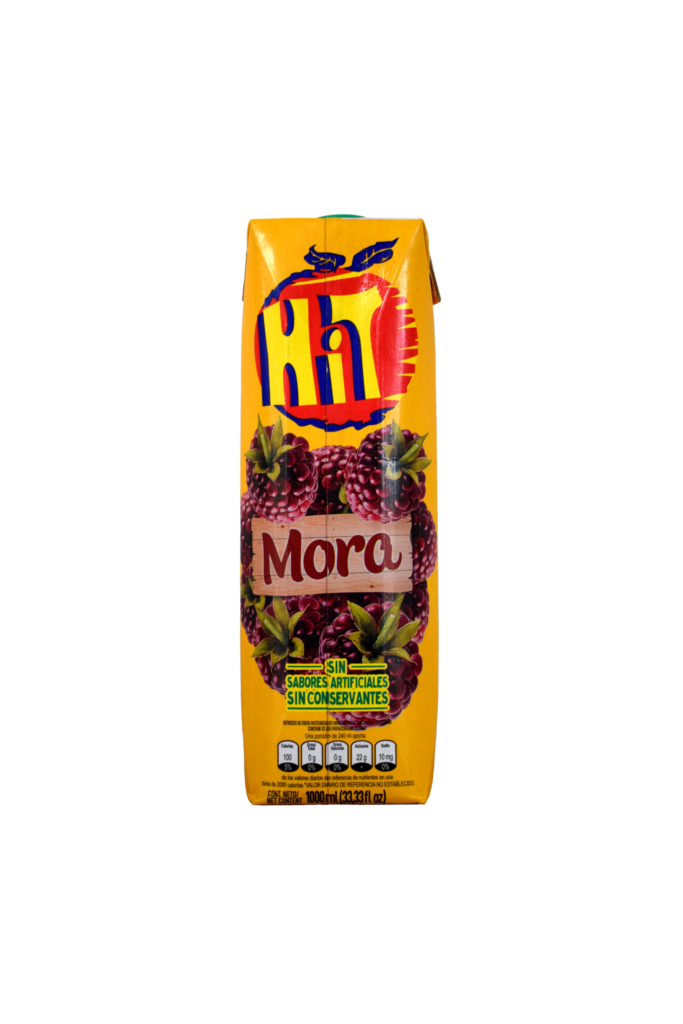 JUGO HIT MORA TETRAPACK X 1L – Licores Brisas de Juanchito, Cali.